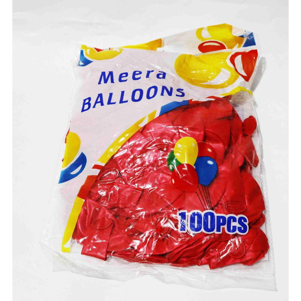 Jual 1 PAK (100PCS) BALON METALIK BALON LATEK BALON BIASA BALON ULANG ...