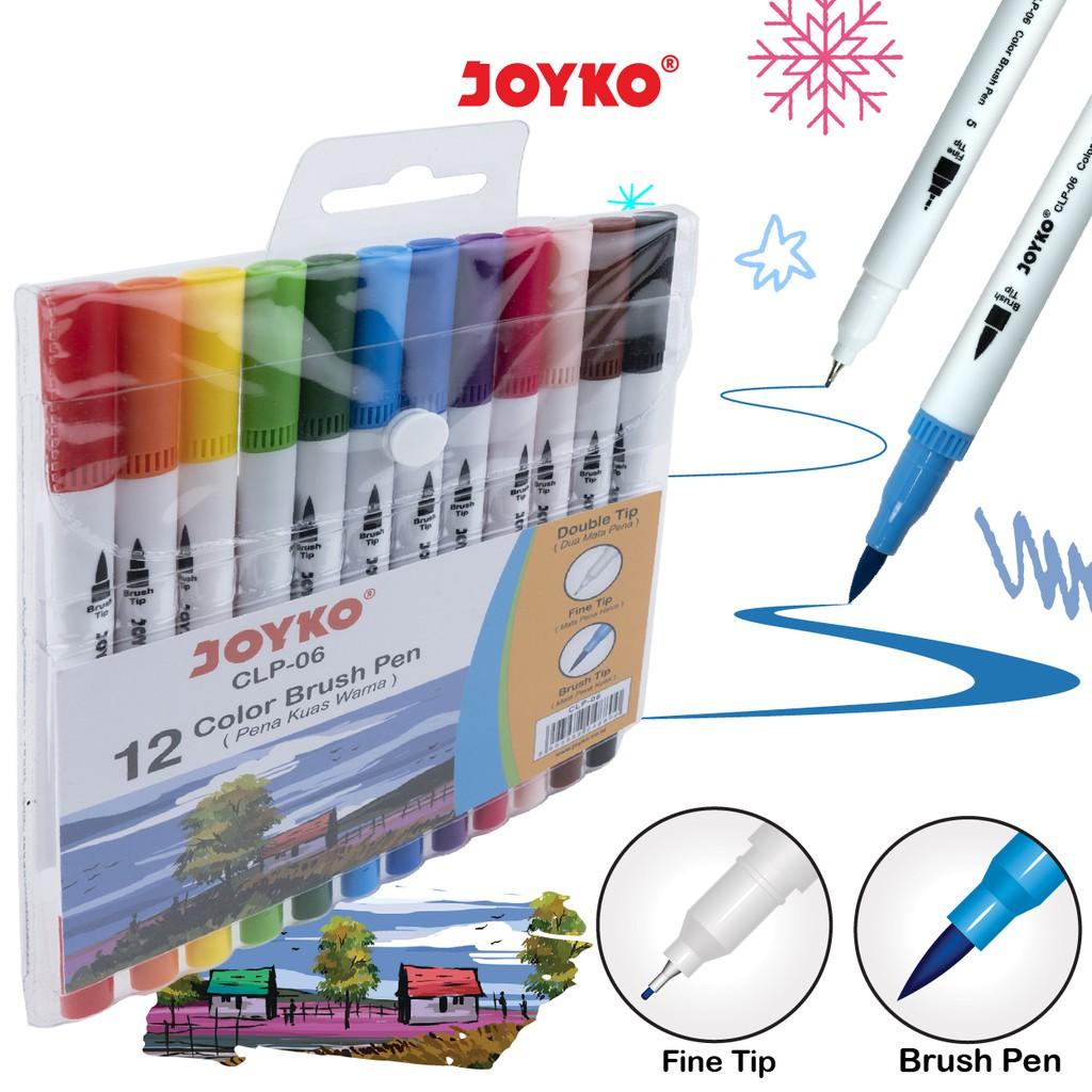 Jual Joyko Color Brush Pen Pena Kuas Warna Joyko CLP-06 Joyko Spidol 12 ... Jual Joyko Color Brush Pen Pena Kuas Warna Joyko CLP-06 Joyko Spidol 12 ...