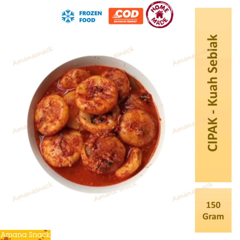 Jual CIPAK KOCEAK pedas extra sambal goang dan kuah seblak Kemasan ...