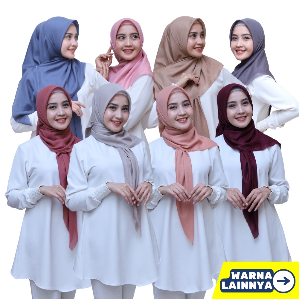 Jual NAFIE STYLE - BEST SELLER (Full Color) | Hijab Polos Voal ...