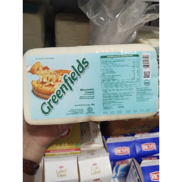 Jual keju moza greenfields 1kg | Shopee Indonesia