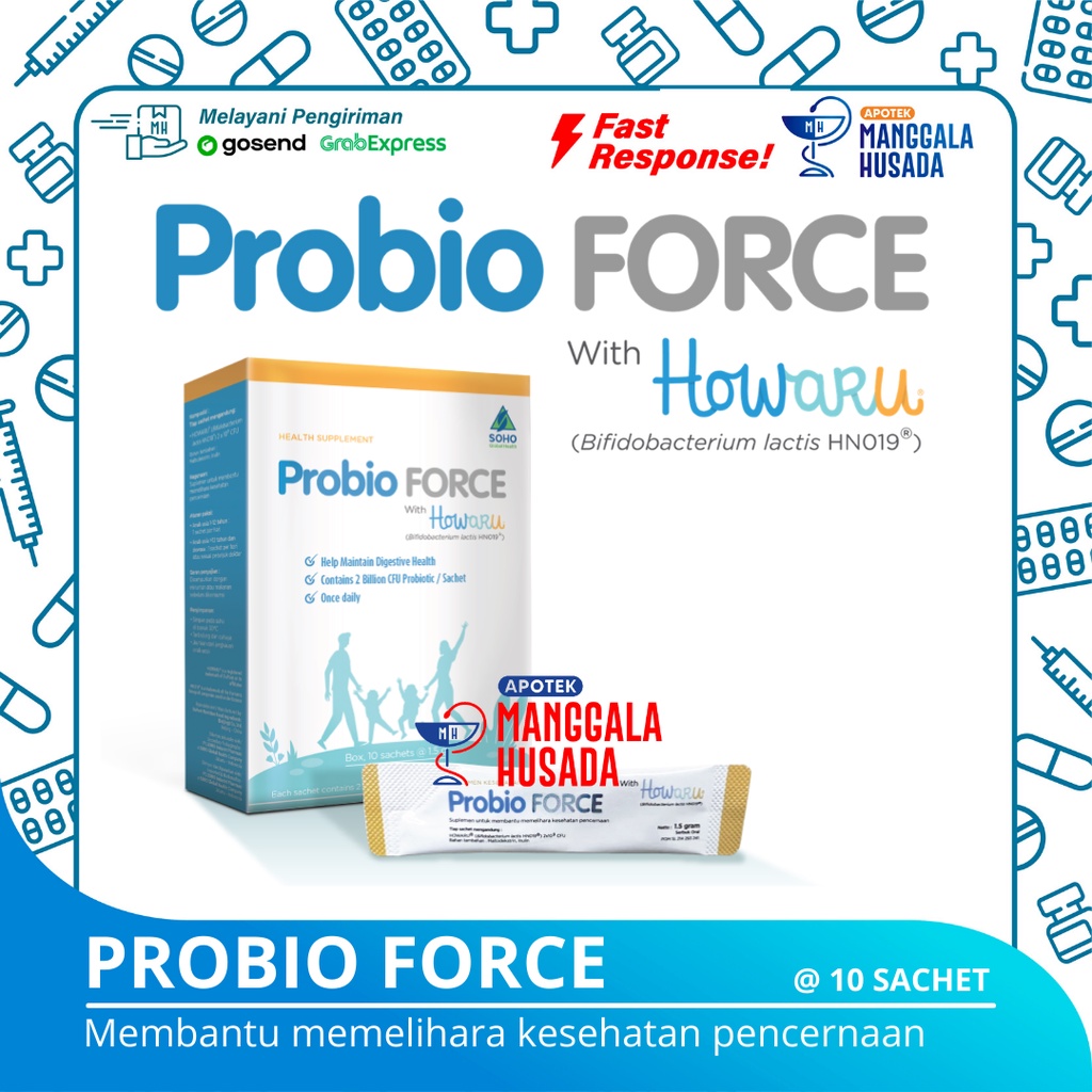 Jual PROBIO FORCE SACHET PER BOX @ 10 SACHET | Shopee Indonesia