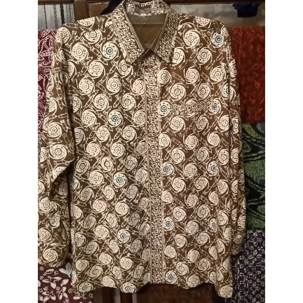 Jual KEMEJA BATIK CIMAHI KATUN LENGAN PANJANG - (LB-KC) | Shopee Indonesia