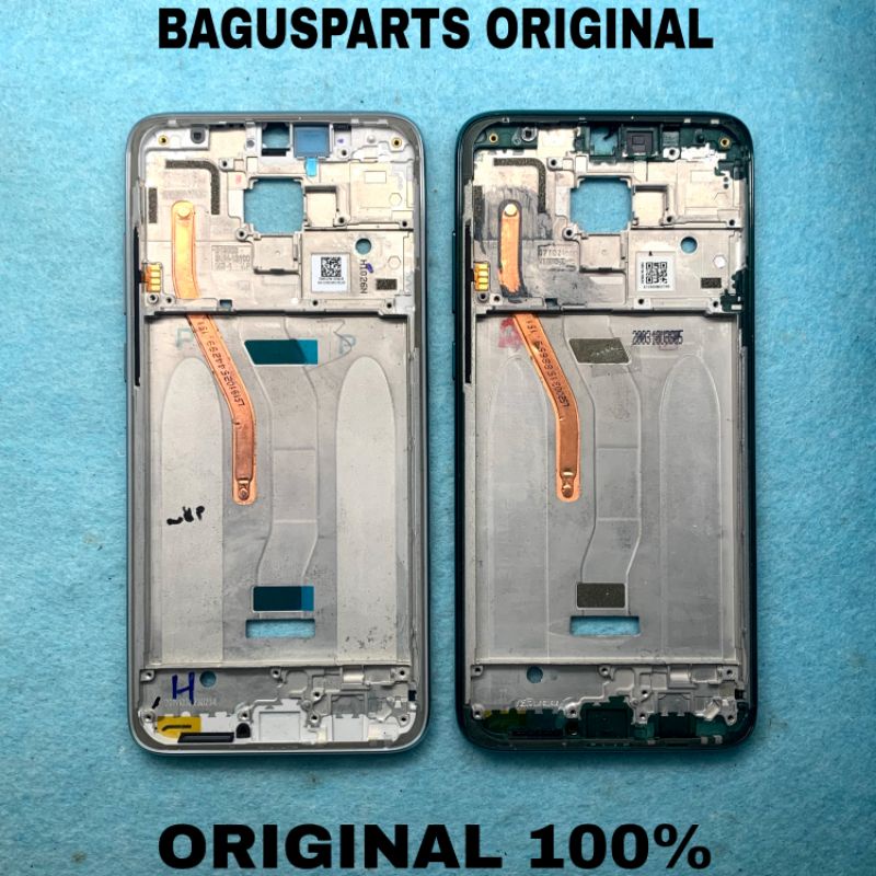 Jual FRAME MIDDLE TULANG TENGAH RANGKA HOUSING LCD XIAOMI REDMI NOTE 8 ...