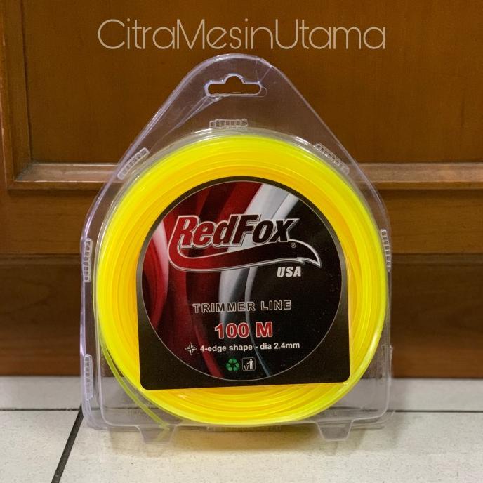 Jual Senar Mesin Potong Rumput Redfox 100M String Grass Trimmer barang ...