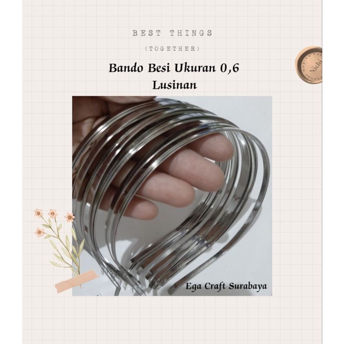 Jual Bando Besi Ukuran 0,6 Lusinan | Shopee Indonesia