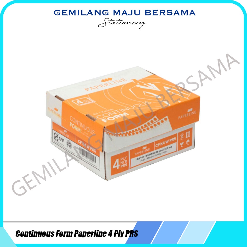 Jual Continuous Form / Kertas Komputer Paperline/PPL 9,5" x 11" 4PLY :2 ...