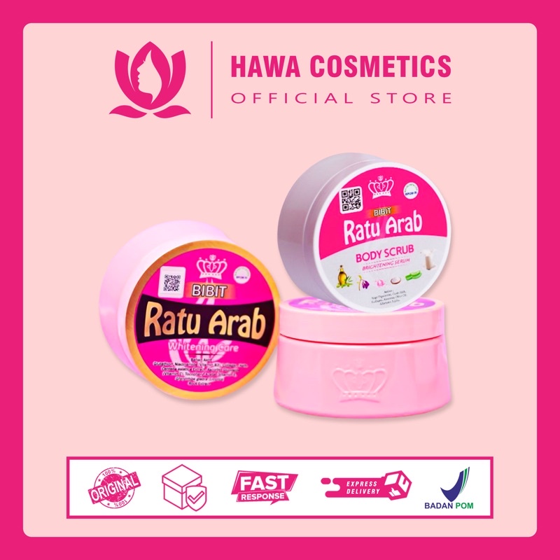 Jual RATU ARAB LOTION/BODY SCRUB ORIGINAL 100% (NEW) | Shopee Indonesia