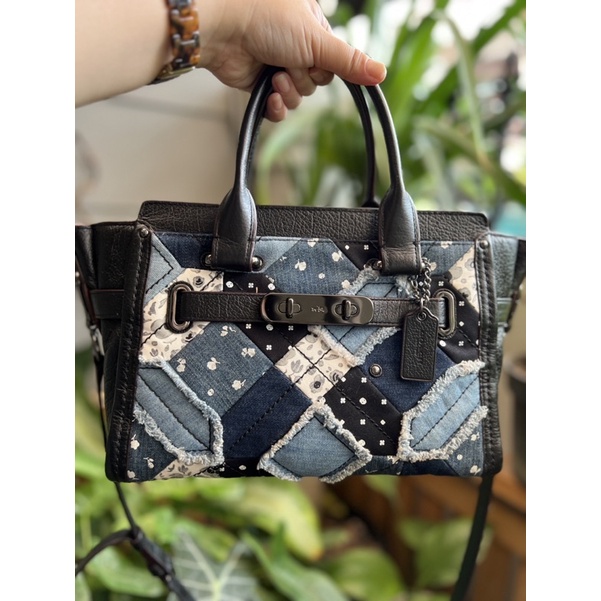 Jual Coach Swagger Denim (Preloved) | Shopee Indonesia