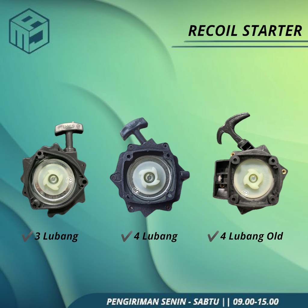 Jual Recoil Starter Easy Kap Engkol Set Tarikan Gas Set 4 Lubang 3 Lubang Semprot Hama Tu26 ...