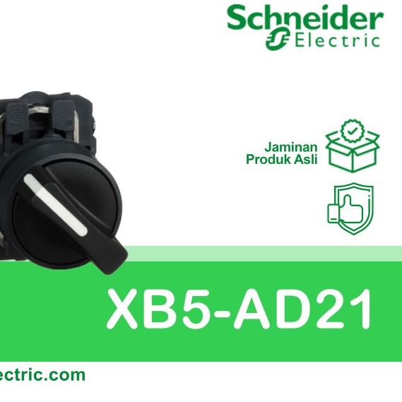Jual Selector Switch 2 Posisi Schneider XB5AD21 | Shopee Indonesia
