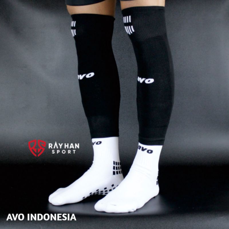 Jual Kaos Kaki Avo Futsal Bola Anti Slip Panjang Pendek Sambung ...