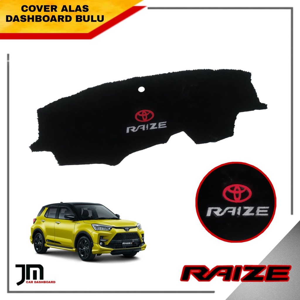 Jual Cover alas karpet dashboard toyota raize / raize gr sport bulu ...