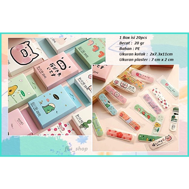Jual Plester Cute Plester Aesthetic Plester Luka Lucu 1 Set Isi 20 Pcs ...
