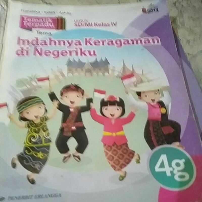Jual Buku Tematik Terpadu Indahnya Keragaman Di Negeriku Kls 4g