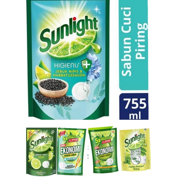 Jual Sunlight Lime Jeruk Nipis 755 Ml/EKONOMI Sabun Cuci Piring Jeruk Nipis 760ML | Shopee Indonesia