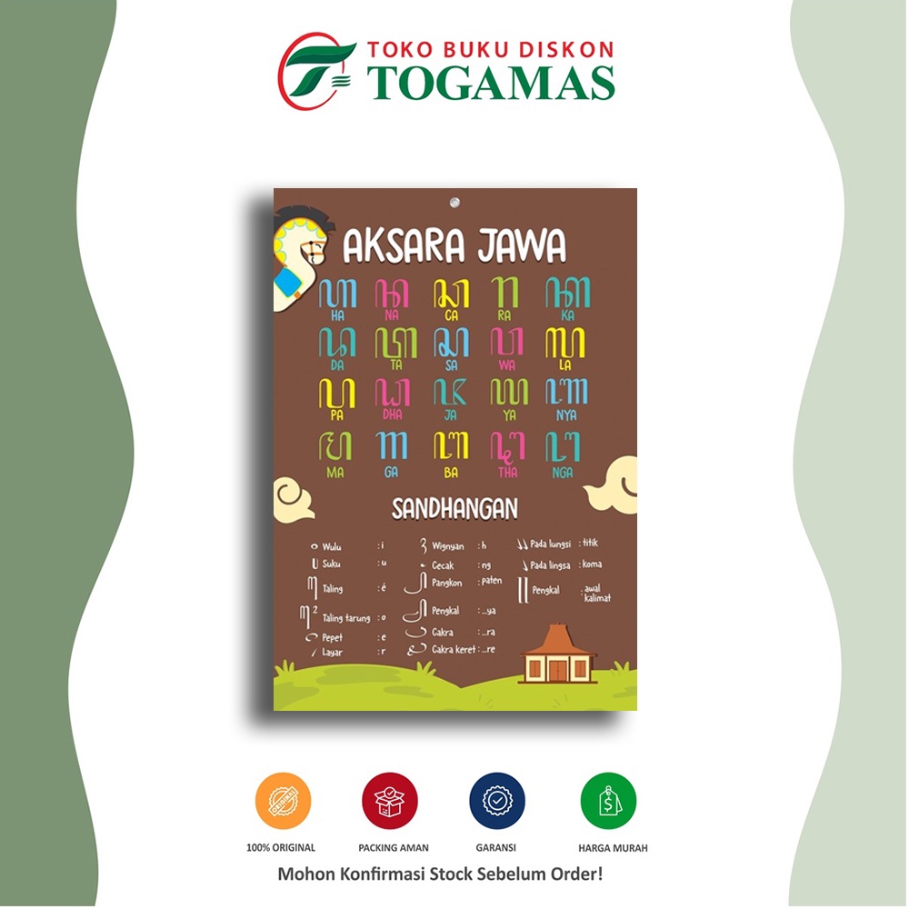 Jual Poster 2 In 1 Aksara Jawa | Shopee Indonesia