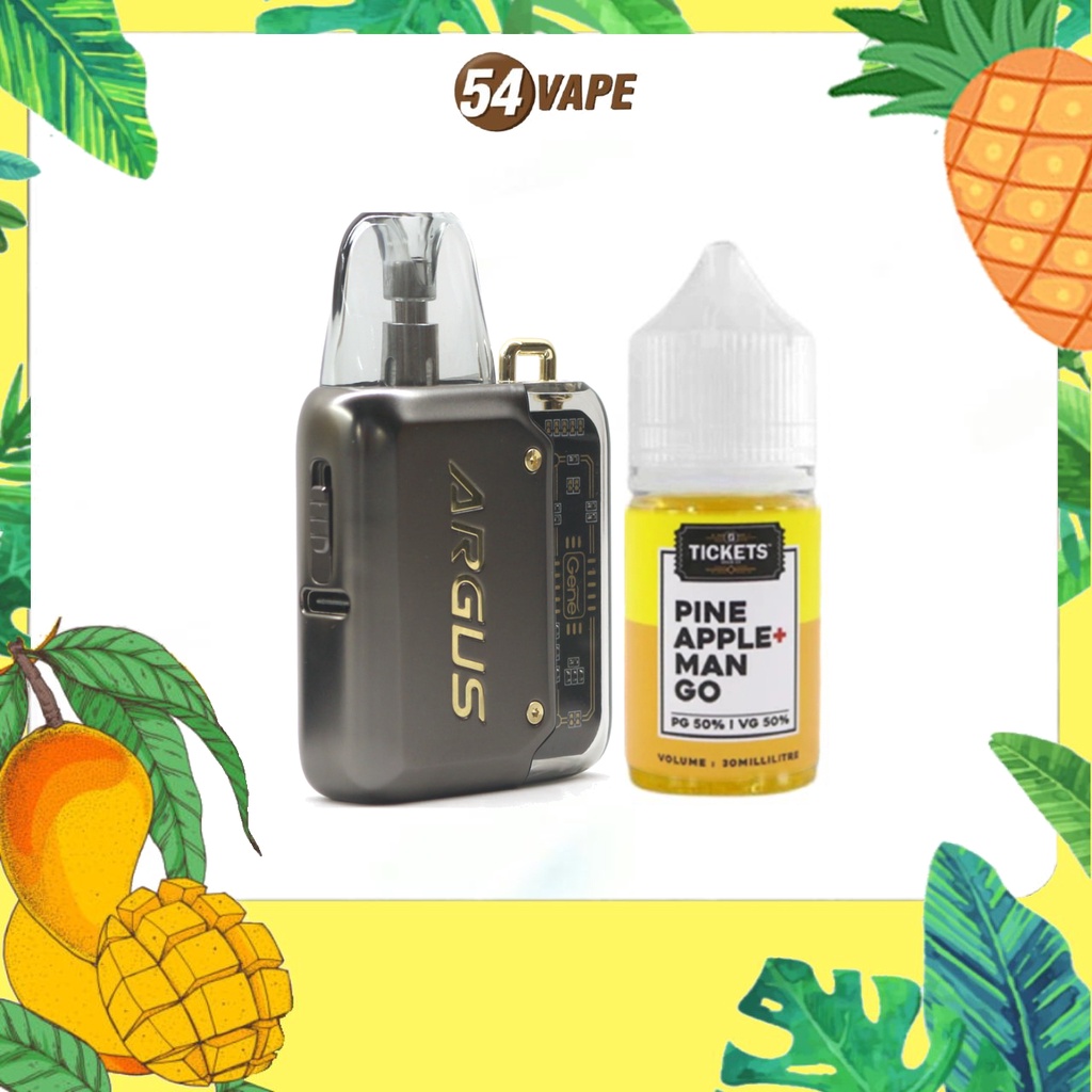 Jual Pod Mod Vapor Vape siap pakai festival nanas mangga | Shopee Indonesia