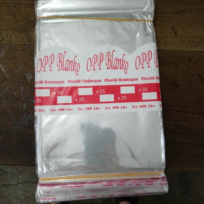 Jual Plastik Undangan OPP 15x25 , 15,5x25 , 16x25 , 16,5x25 Plastik Opp ...