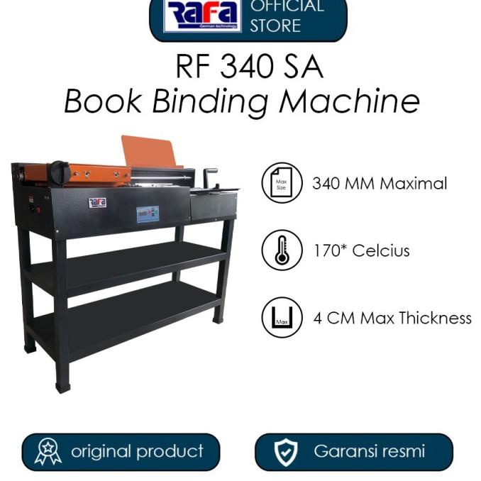 Jual mesin book binding semi automatic RF - 340 SA | Shopee Indonesia