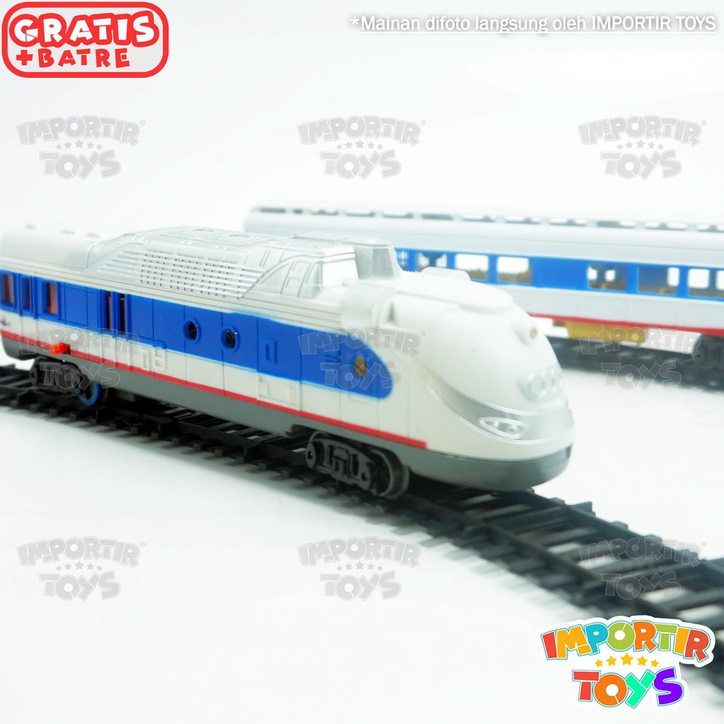 Jual Mainan Anak Kereta Api High Speed TRACK Melingkar FREE BATERAI | Shopee Indonesia