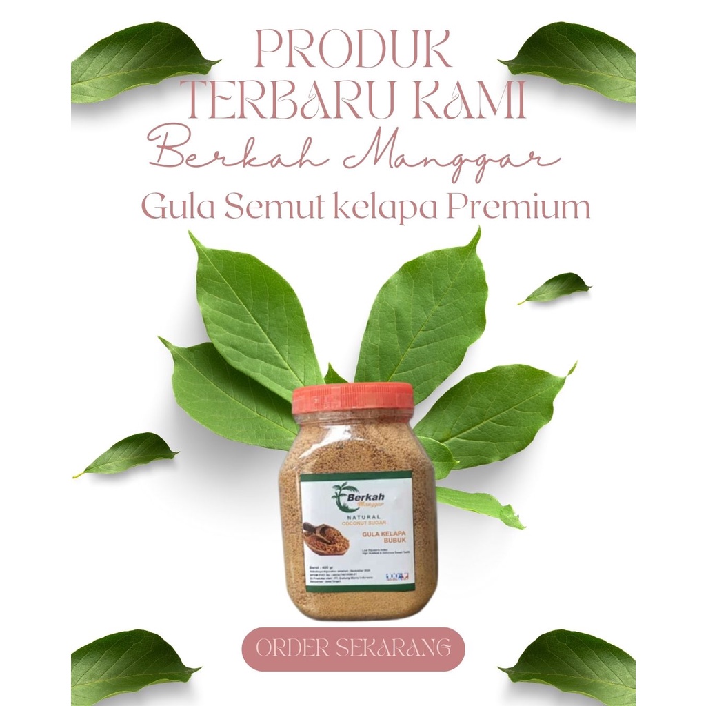 Jual Gula Semut Kelapa 400gr Premium Pack | Shopee Indonesia