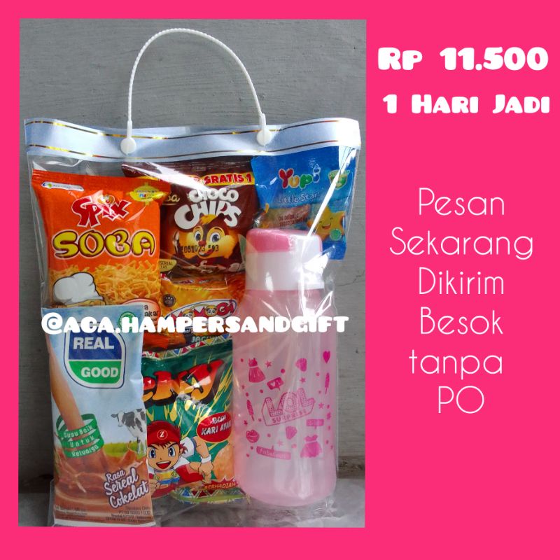Jual paket Snack ulang tahun anak / hampers anak / hamper lebaran ...