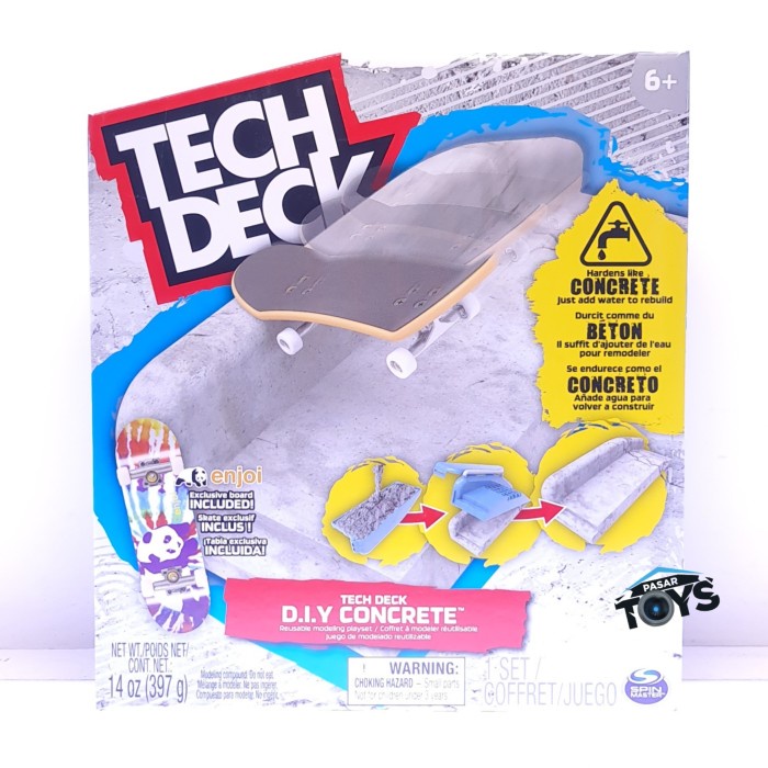 Jual Tech Deck DIY Concrete Reusable Modeling Playset | Shopee Indonesia
