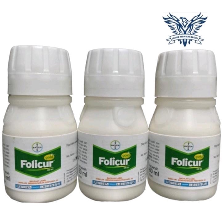 Jual Fungisida Folicur Gold 430 SC 60 ML Bahan Aktif Tebukonazol 430 g ...