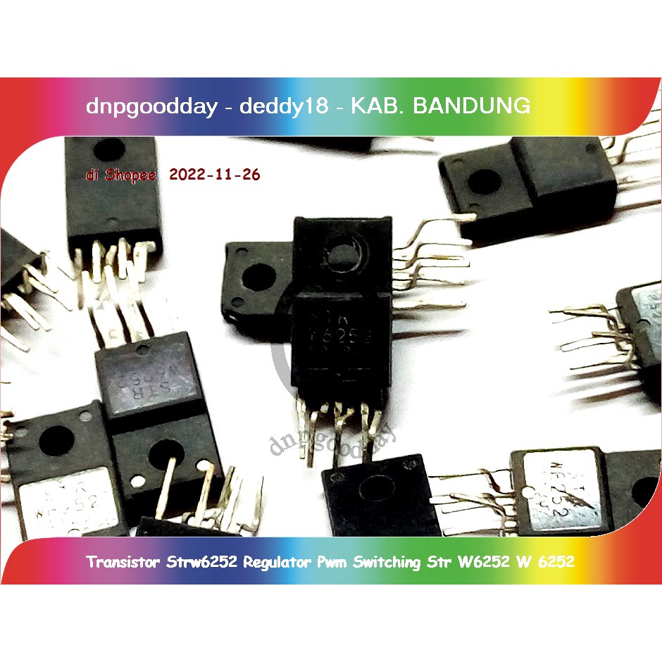 Jual Transistor Strw6252 Regulator Pwm Switching Str W6252 W 6252 ...