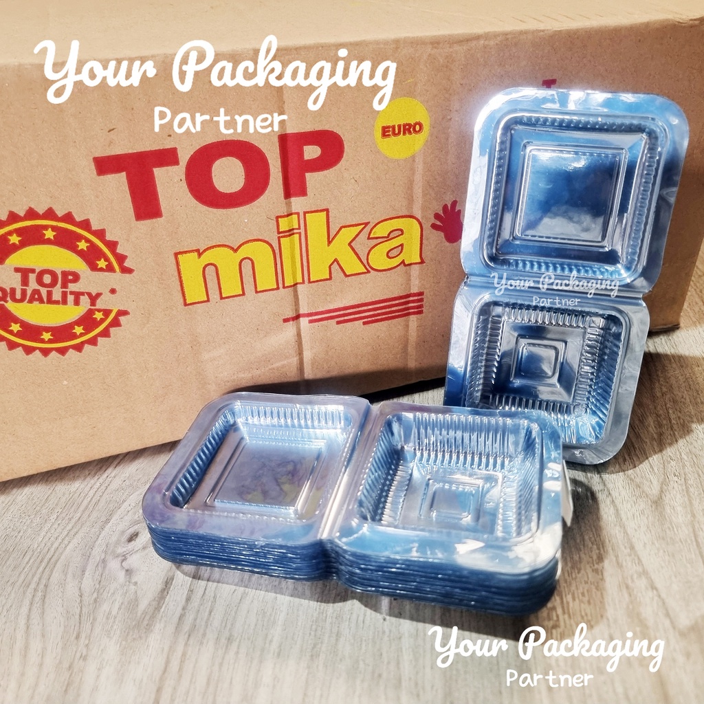 Jual (isi100) MIKA TOP 7M MIKA KUE KECIL BUNGKUS WADAH TEMPAT MAKANAN ...