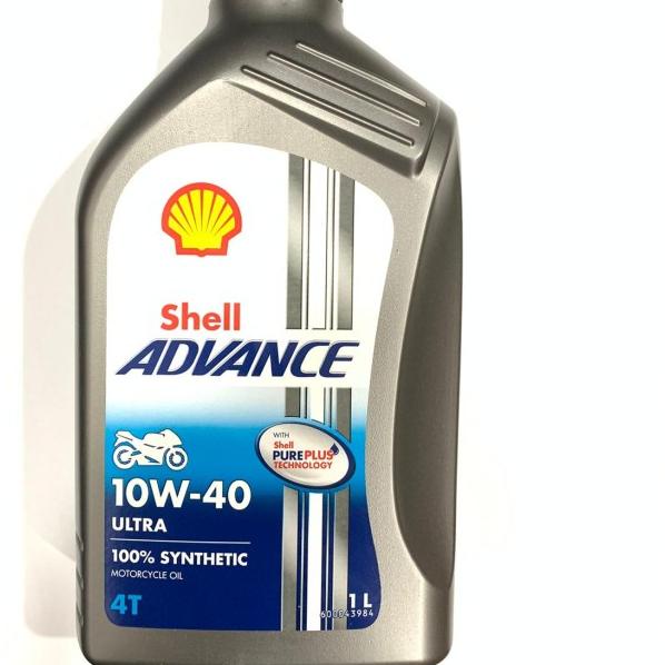 Jual OLI SHELL ULTRA 4T 10W40 FULL SYNTHETIC SATRIA VIXION SPORT ORI ...
