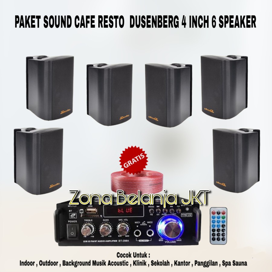 Jual PAKET SOUND SYSTEM CAFE RESTO KANTOR SEKOLAH AULA SPEAKER ...