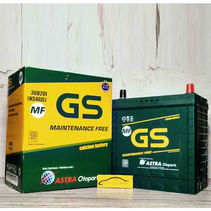 Jual AKI GS ASTRA MF NS40ZL ACCU AKI GS MF KERING AGYA AYLA ALTIS COROLLA | Shopee Indonesia