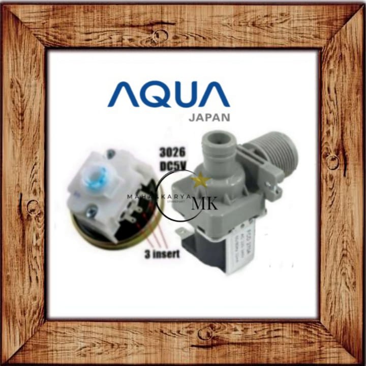 Jual Water Level Sensor + Selenoid Inlet Valve Mesin Cuci AQUA 1 Tabung ...