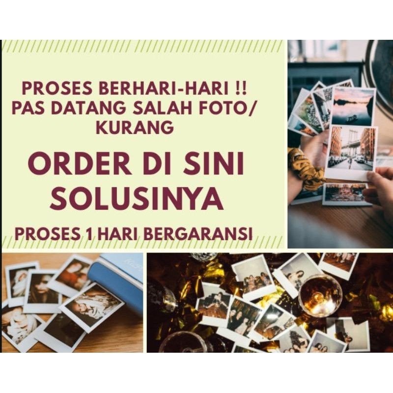 Jual cetak 2R polaroid promo bulan ini HARGA PER 1 PCS | Shopee Indonesia