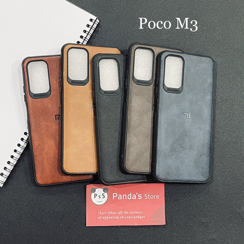 Jual Leather Case Poco M3 Softcase Kulit Elegan Casing Slim Fit ...