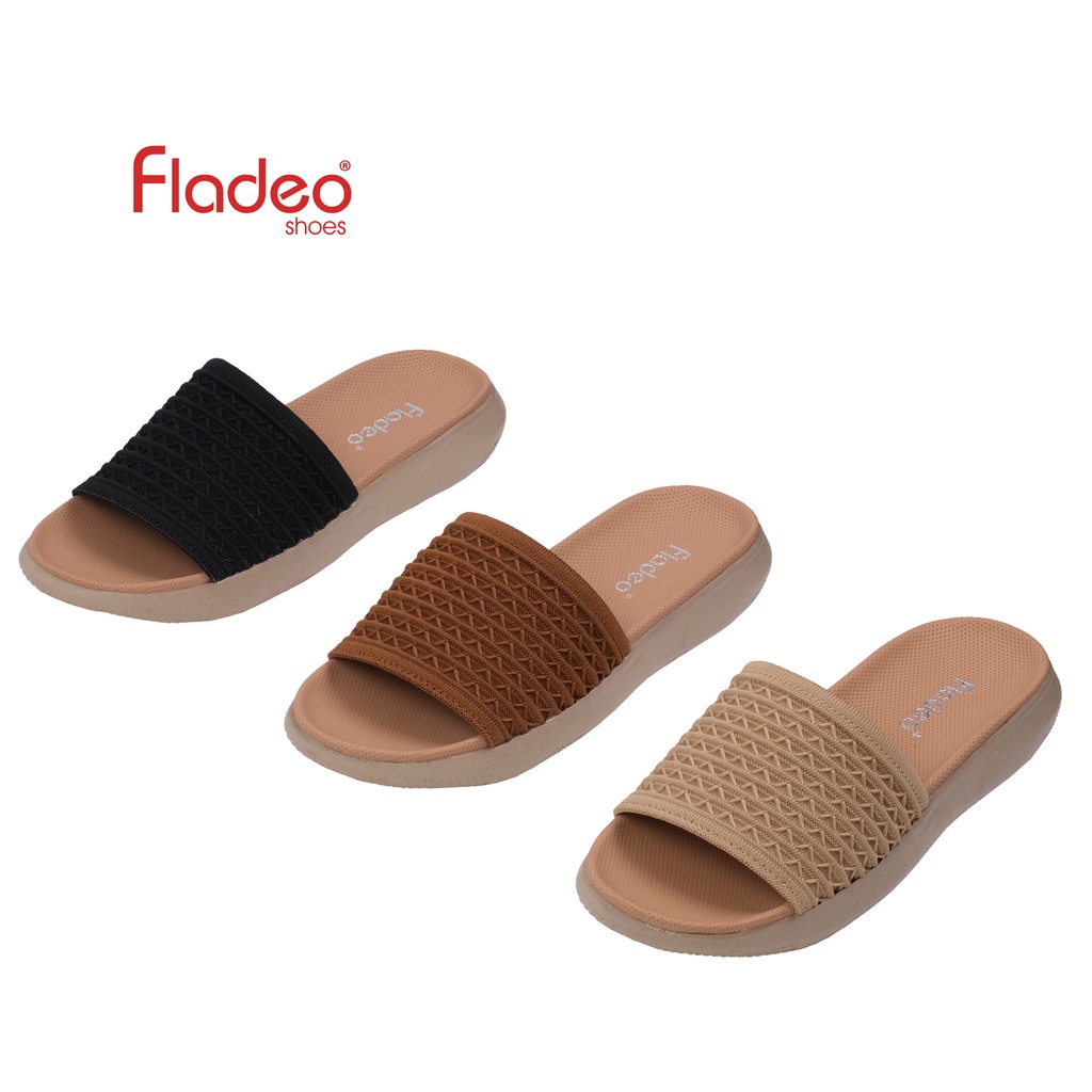 Jual Fladeo K22/LDJ360-1AH/Sandal Rajut Slide Wanita [ Rajut Slipper ...