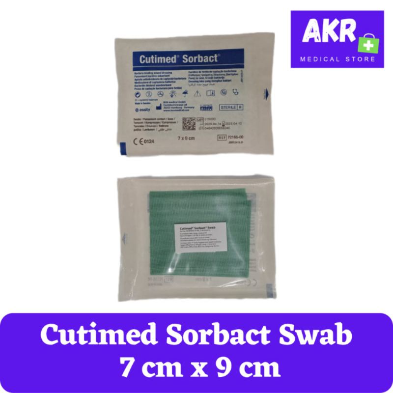 Jual Cutimed Sorbact Swab 7 cm x 9 cm | Shopee Indonesia
