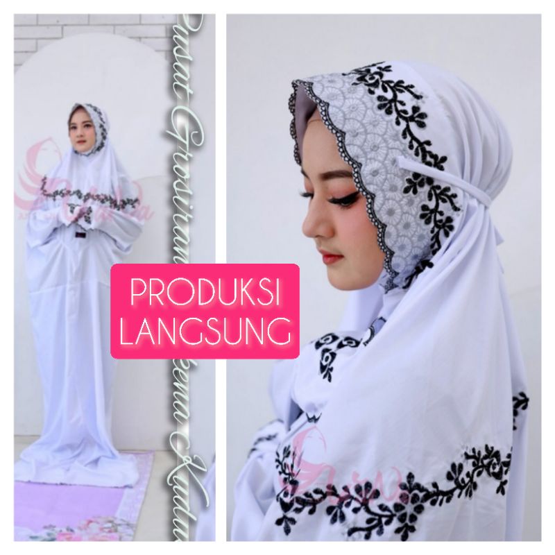 Jual MUKENA LAJURAN BORDIR KHAS KUDUS MUKENA SANTRI MUKENA ADEM MUKENA ...