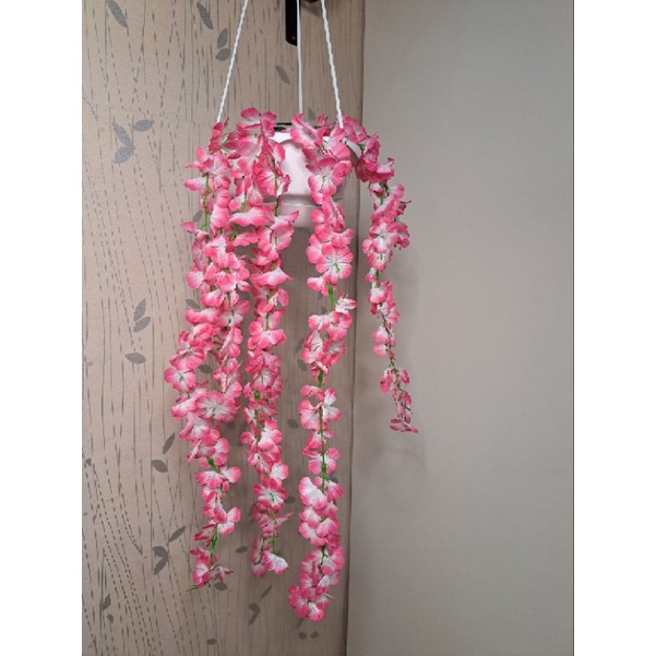 Jual Bunga juntai bunga sakura / bunga rambat bunga gantung artificial ...