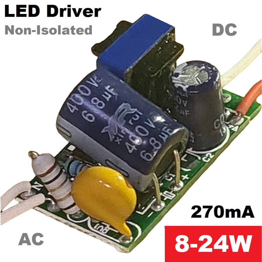 Jual LED driver AC to DC 24Watt*1 Watt, Seri HPL 1W 8 W-24W, 24 Titik ...