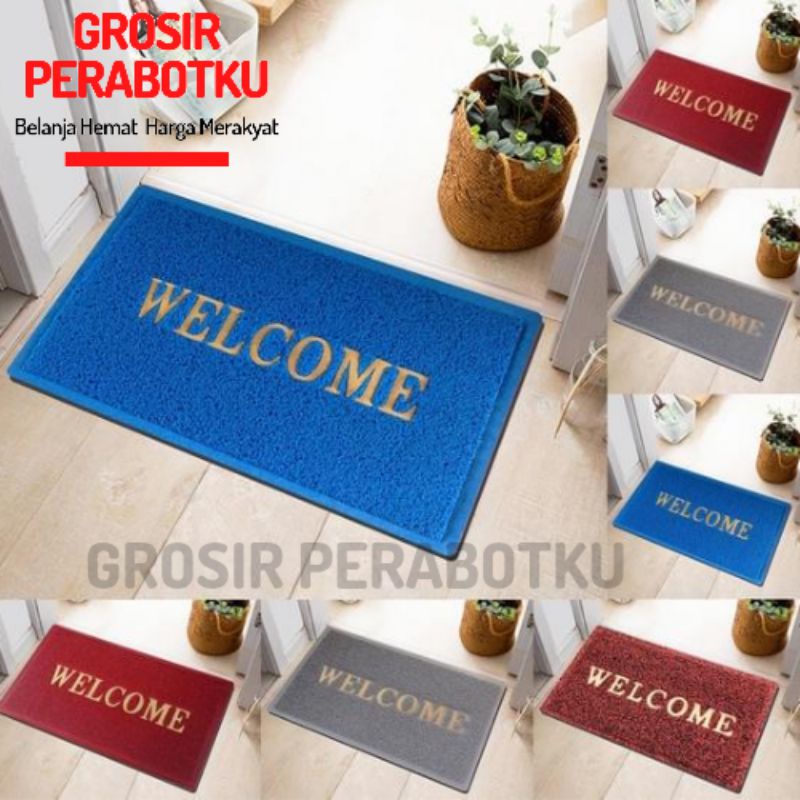 Jual Keset Kaki Karet Welcome Anti Slip Alas Kaki Welcome Mie Bihun ...