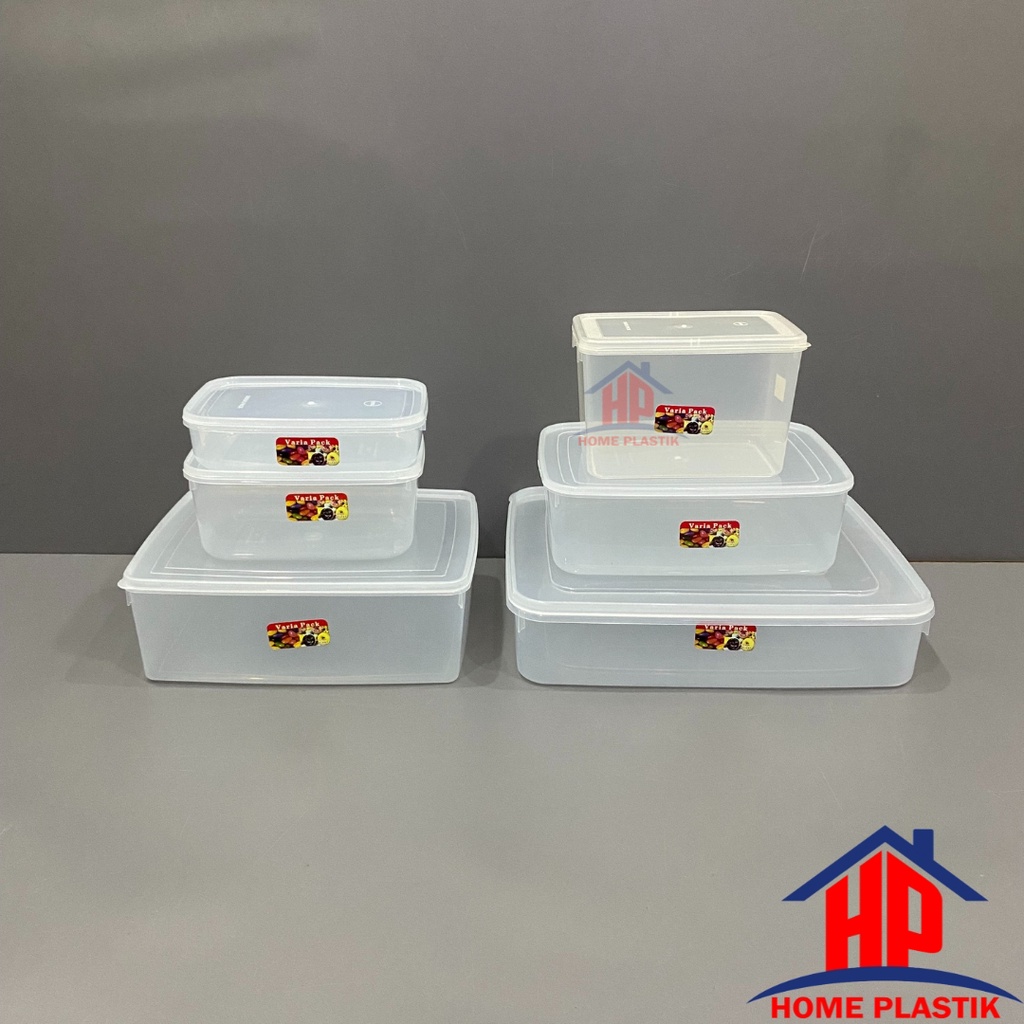 Jual VARIA PACK - Food Box Plastik / Kotak Makan / Tempat Donat / Container / Tempat Penyimpanan ...