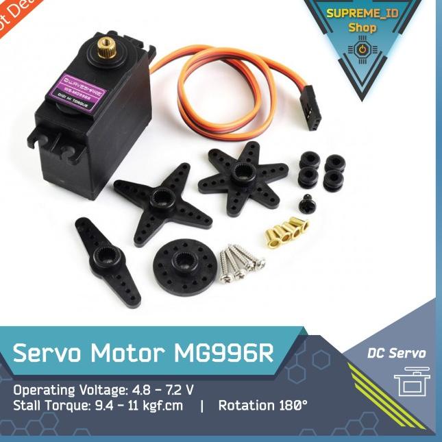 Jual Servo Motor MG996R | RC Robotic Arduino Raspberry pi - Full-Metal ...