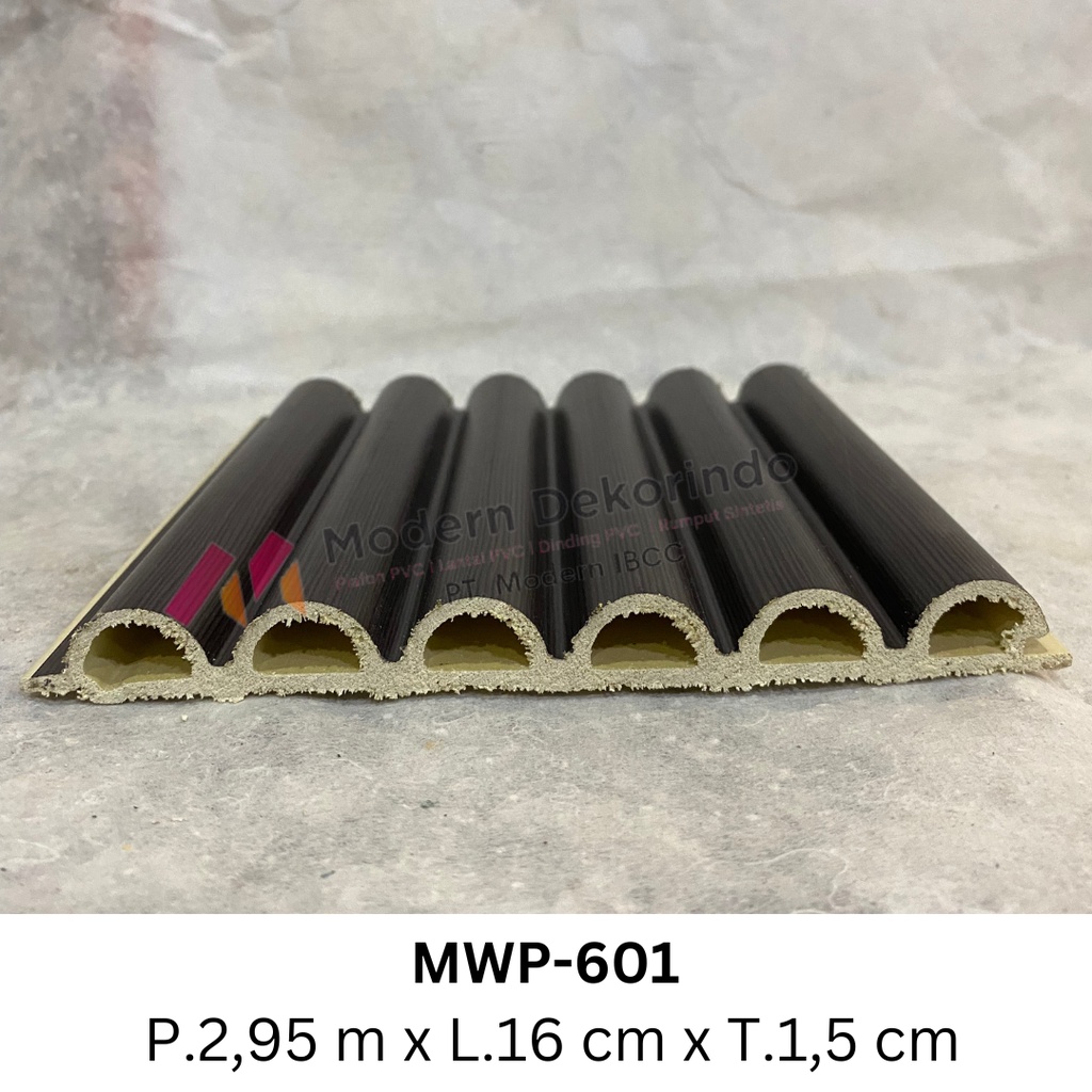 Jual Wallpanel Wood Plastic Composite 3D Setengah Lingkaran WPC ...