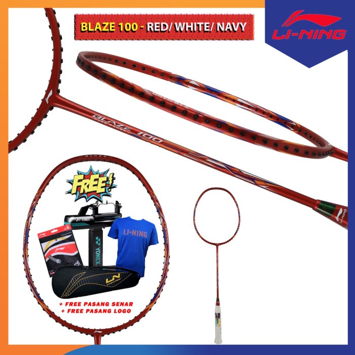 Jual NEW LINING BLAZE 100 - 78 gram RAKET BADMINTON ORIGINAL | Shopee ...