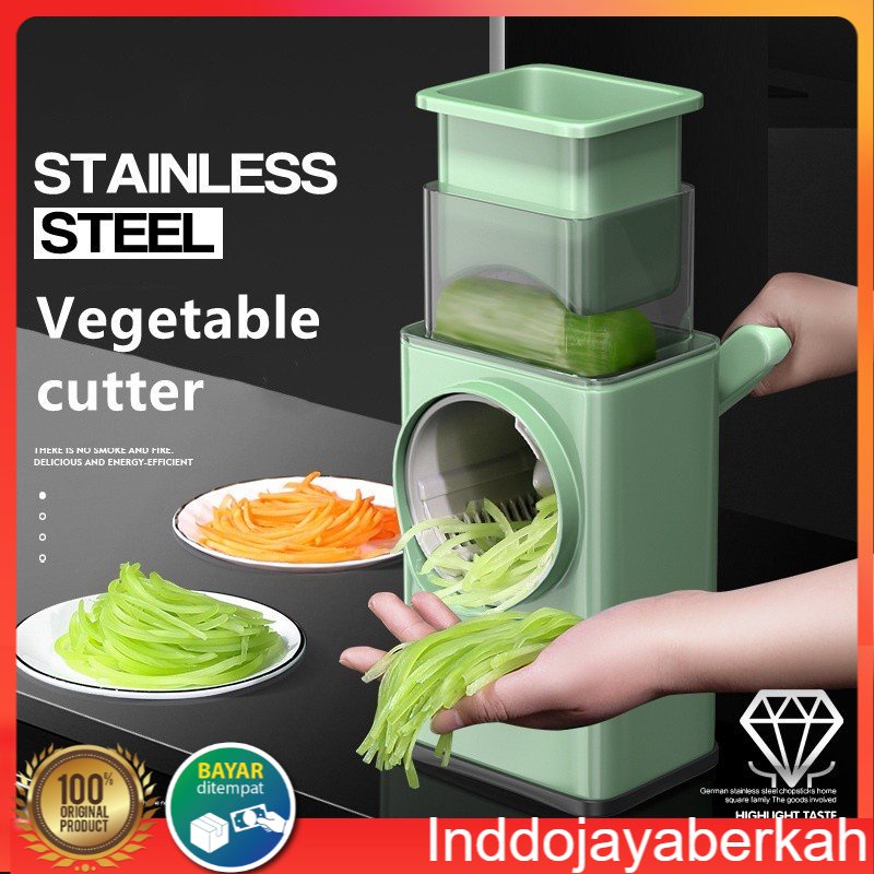 Jual Alat Pemotong Sayuran Dan Buah Plus Serbaguna Praktis 3IN1 Anti ...