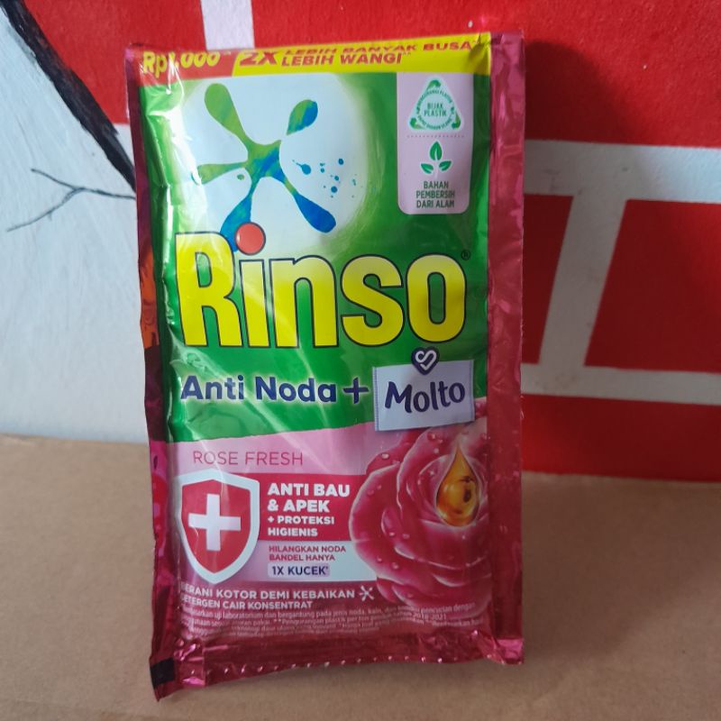 Jual rinso cair sachet eceran 1000 (12 sachet ) | Shopee Indonesia