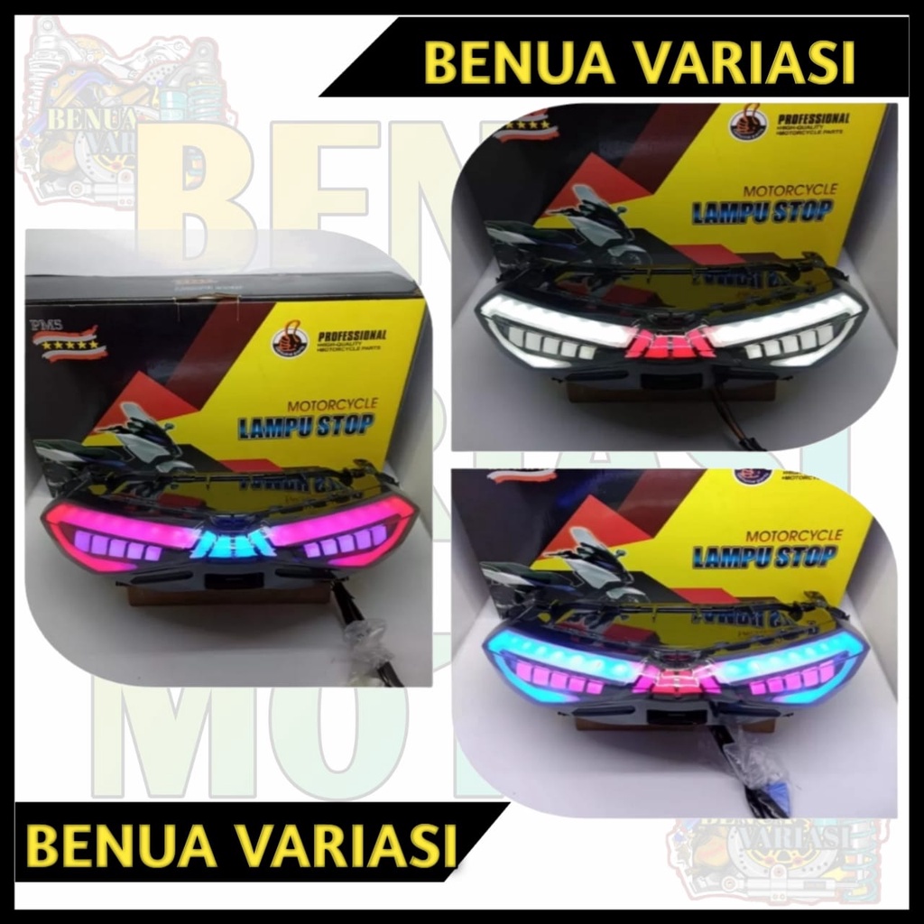 Jual LAMPU STOP BELAKANG NMAX NEW STOPLAMP LAMP LED REM SEN 3 IN 1ALL ...